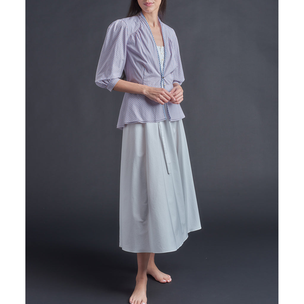 Elena Jacket in Japanese Check Cotton – LFrank