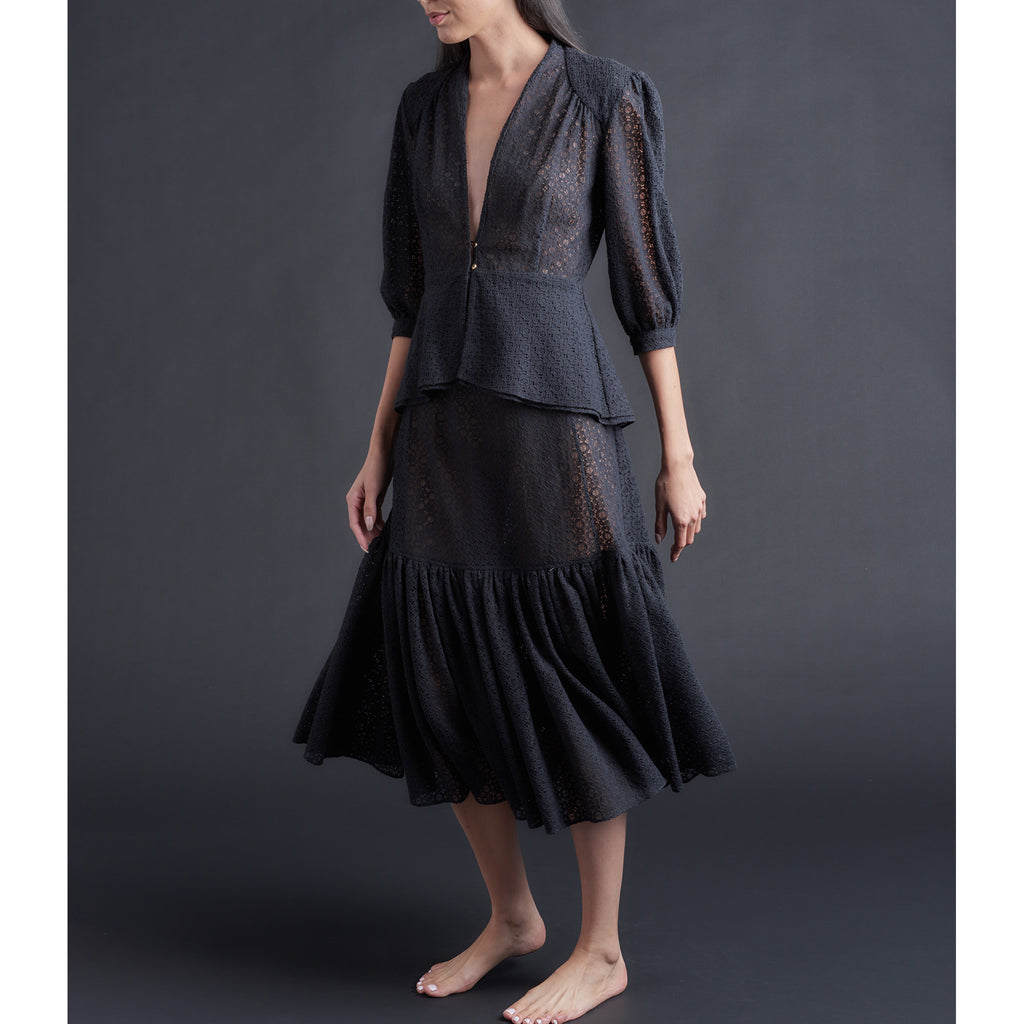 Elena Jacket in Cotton Lace – LFrank