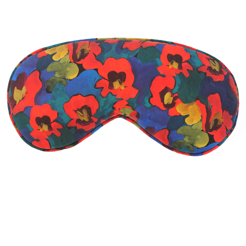 Hypnos Sleep Mask in Blue Gemma Rose Liberty Print – LFrank