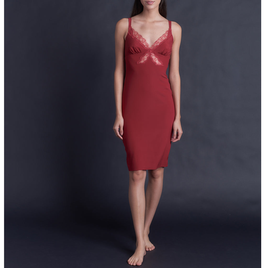 Laetitia Slip in Red Stretch Silk Charmeuse – LFrank