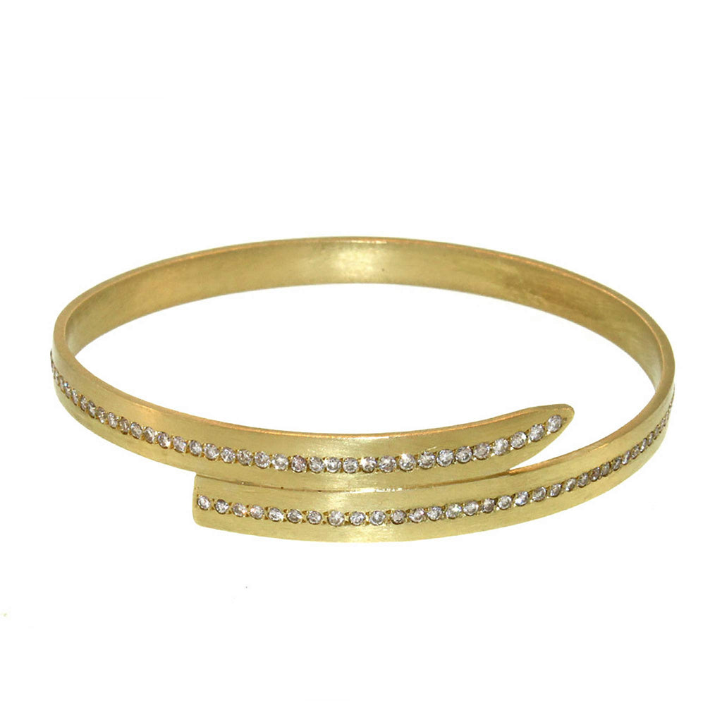 A Pavé Diamond Wrap Bangle – LFrank